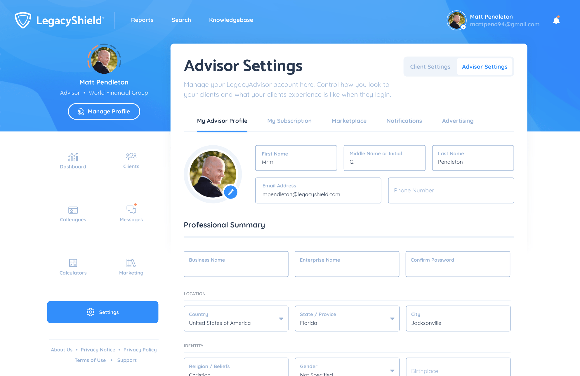 The Link Platform – LegacyShield